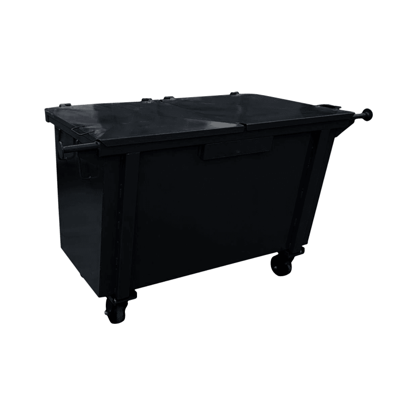 Container de Lixo 1200L Metálico Rodízio 6x2